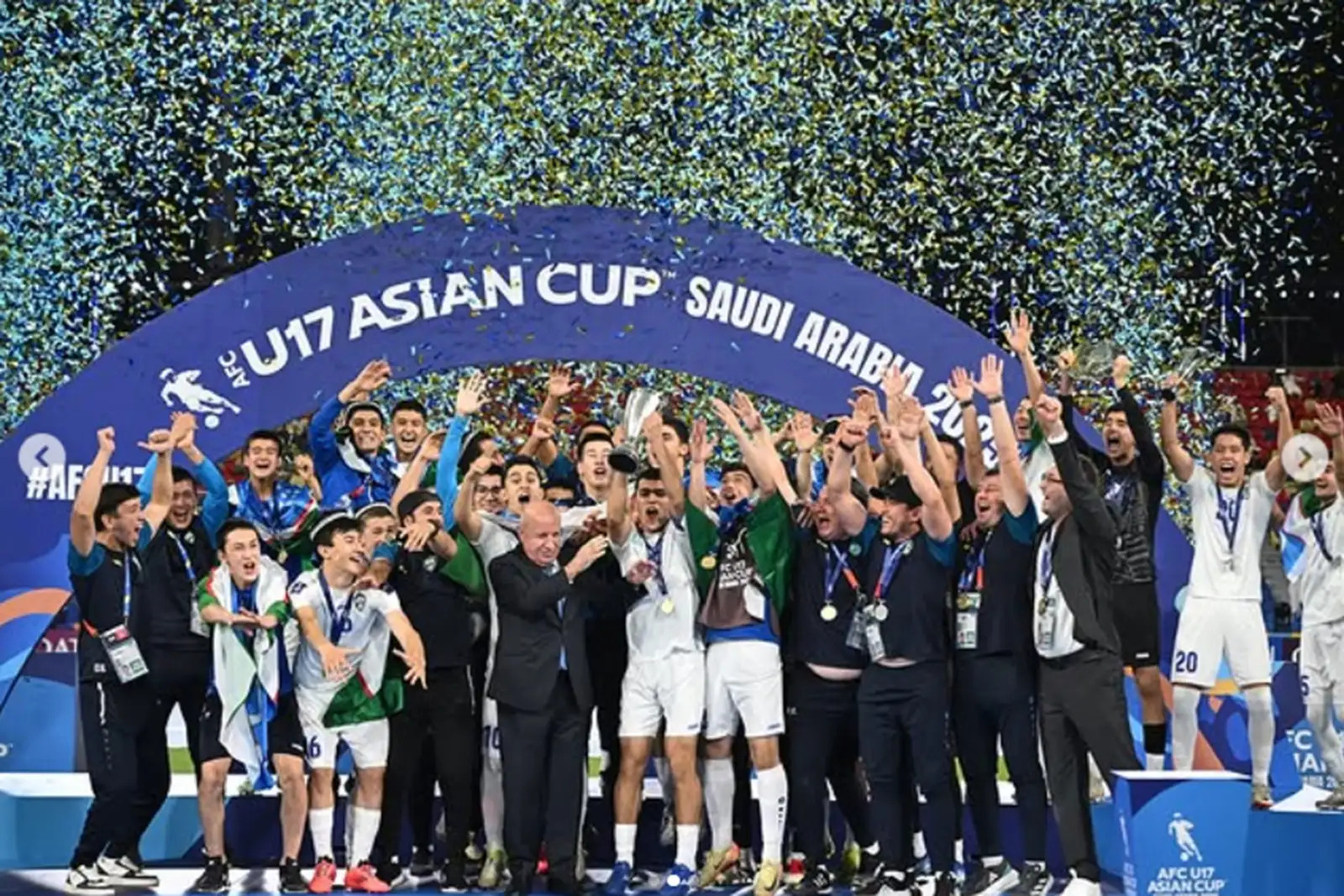2 Pemainnya Dikartu Merah, Uzbekistan Tekuk Arab Saudi 2-0 dan Juarai Piala Asia U-17 | Metrotoday